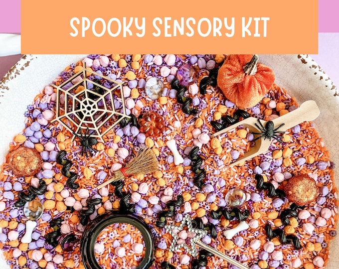Spooky Sensory Bin Kit Halloween Sensory Kit Halloween Sensory Filler ...
