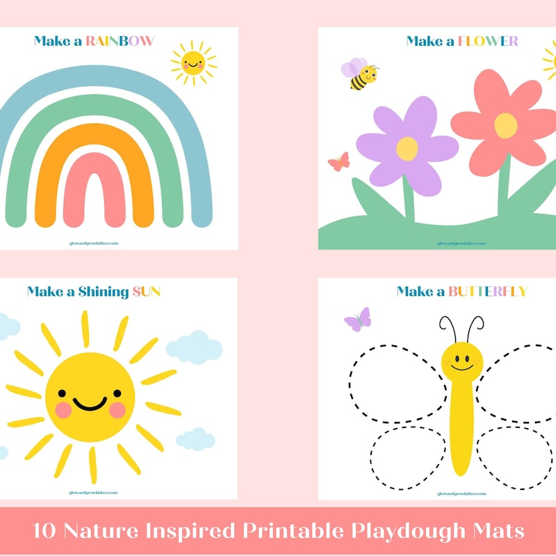 Play Dough Mats - Etsy