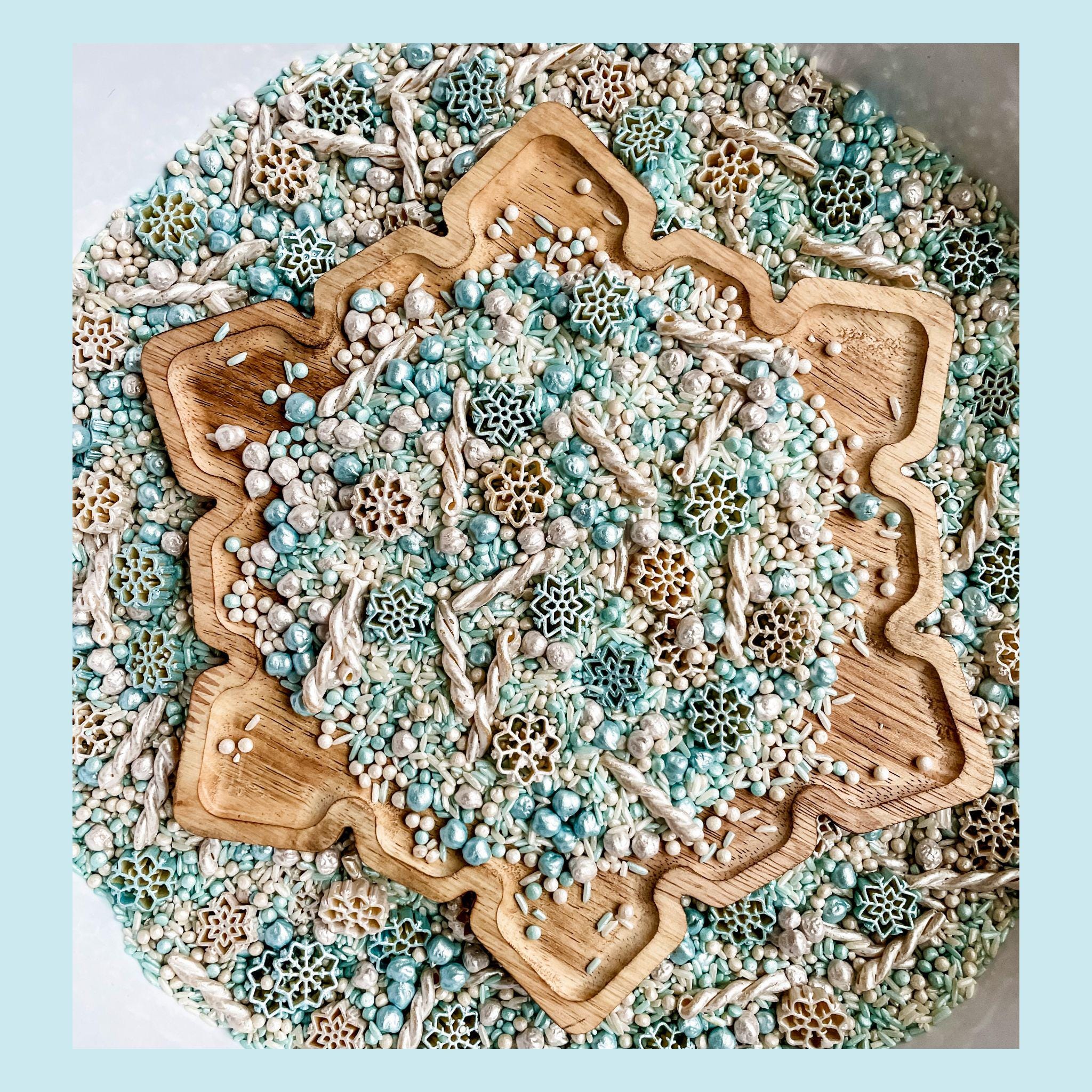 Winter Shimmer Sensory Bin Filler: Arctic Fine Motor Play - Etsy