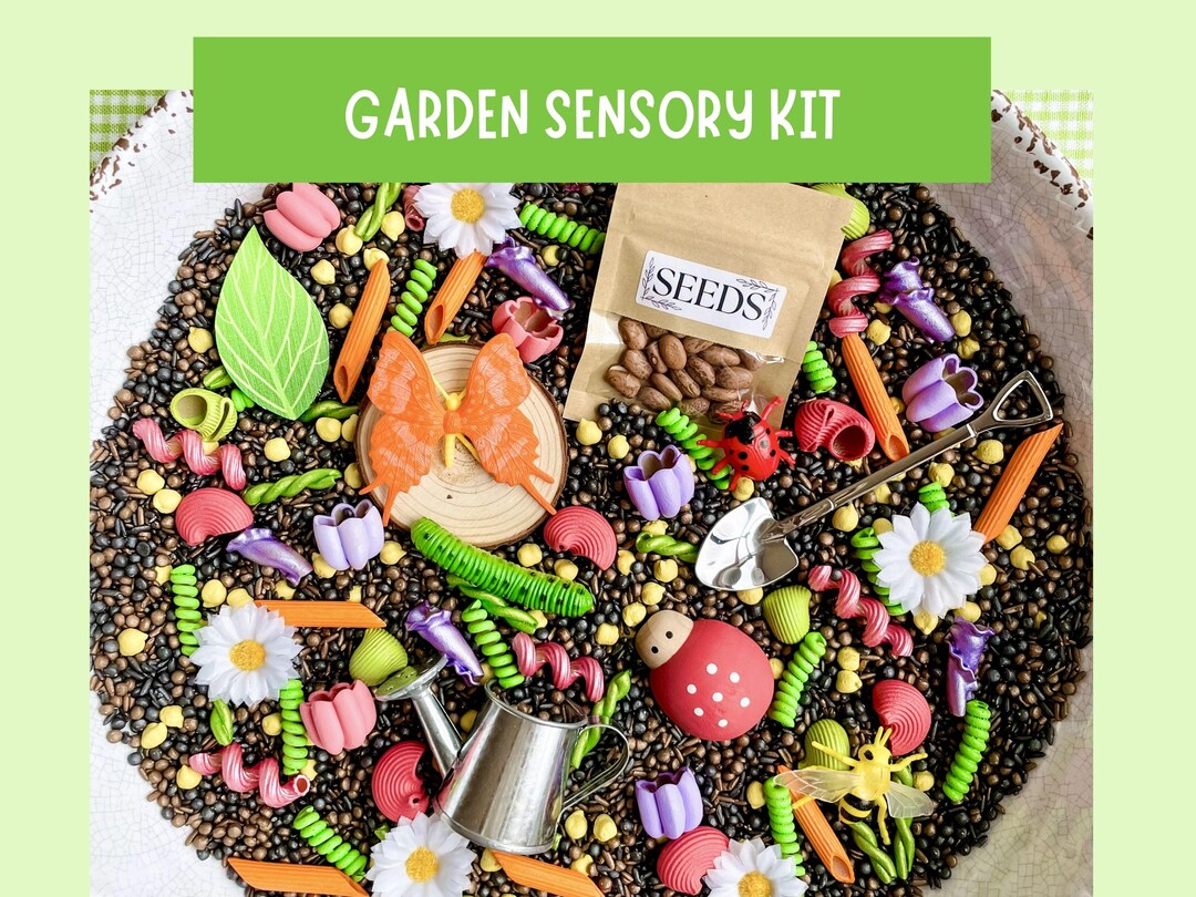 Garden Sensory Bin Kit Spring Play Kit Flower Garden Fine Motor ...