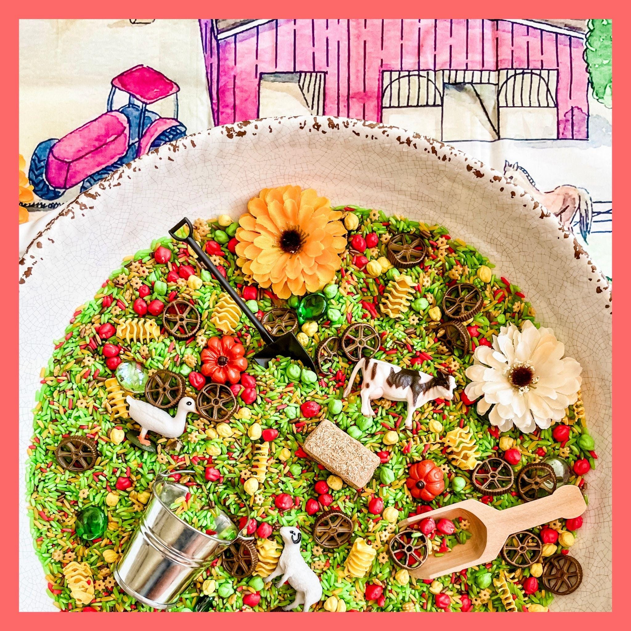Farm Sensory Bin Farm Sensory Kit for Toddler Fall Sensory Bin Farm ...