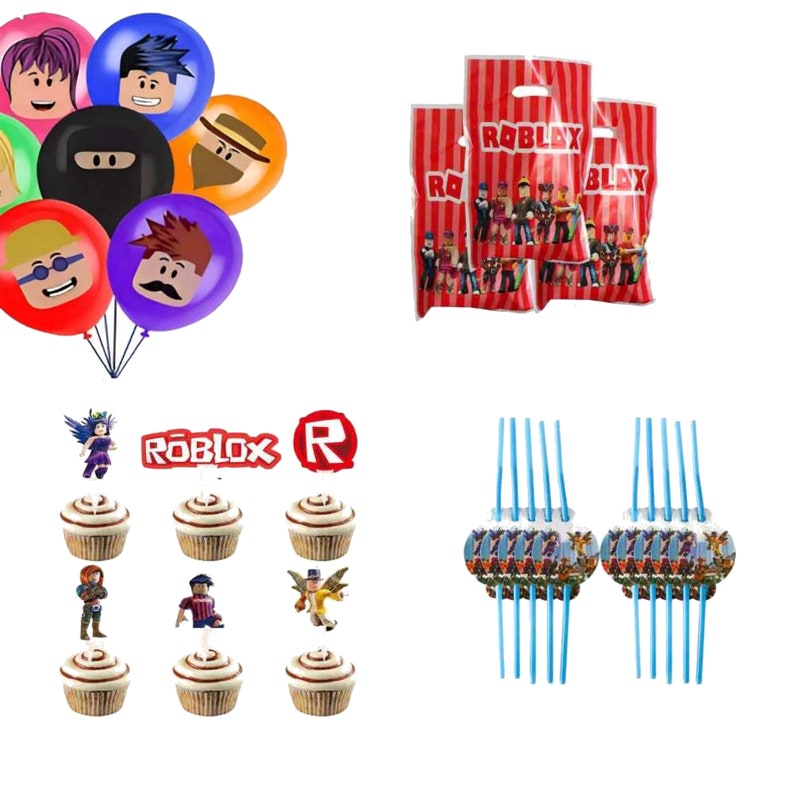 Roblox Birthday Party Supplies for Boys Roblox Party - Etsy