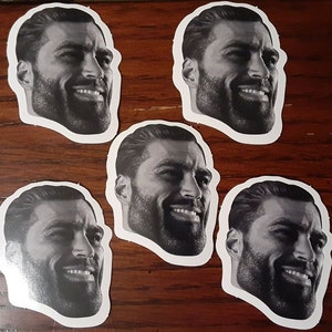 Gigachad STICKERS Giga Chad 2x2.5 Inches LOT Pack of 5 - Etsy