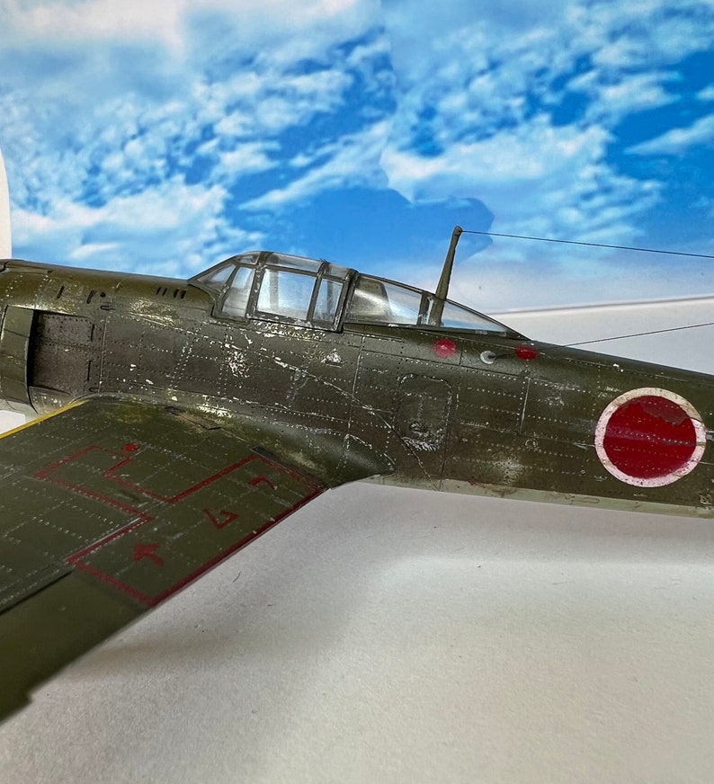 Kawasaki Ki-100 Otsu 'type 5 Fighter' Goshikisen Pro-built 1/48 Scale ...