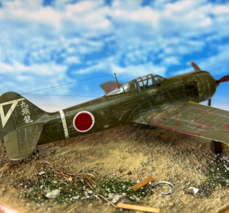 Kawasaki Ki-100 Otsu 'type 5 Fighter' Goshikisen Pro-built 1/48 Scale ...