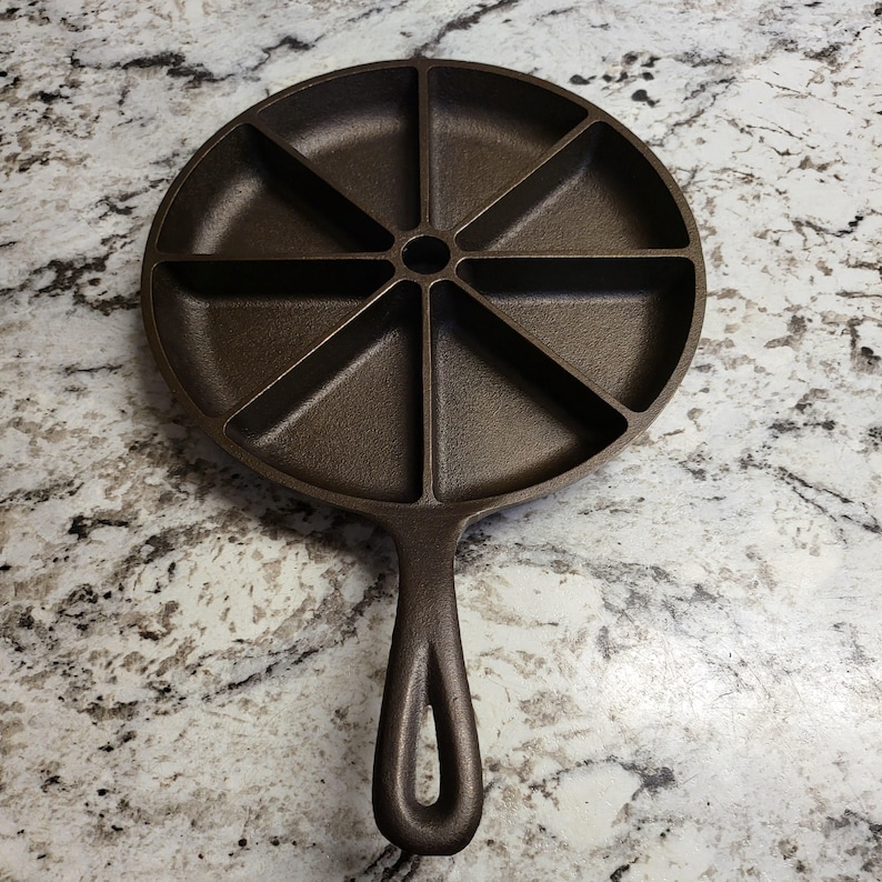 HTF REMC Cast Iron Cornbread Wedge Advertising Skillet Made by Lodge ...
