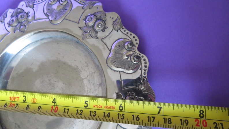 Antique Martin Hall & Co 1853-1866 7 Silver Plated Dish/card Tray With ...