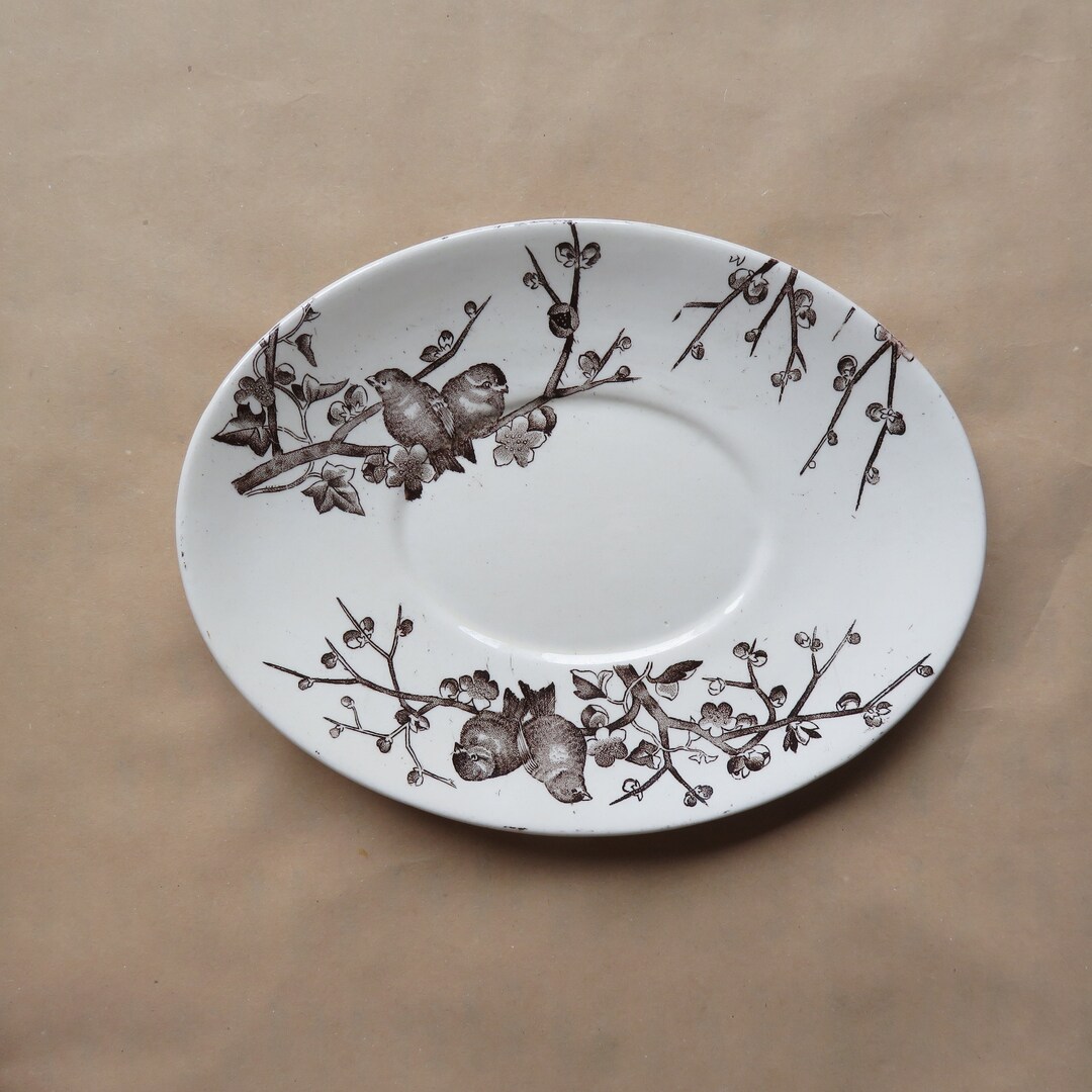 Antique George Jones Almonds Pattern Oval Plate, Rare 19th Century ...