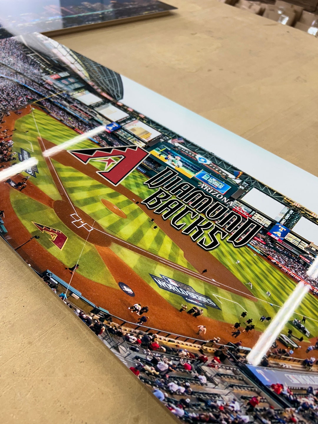 Arizona Diamondbacks Stadium Metal Wall Art: Man Cave Sports Decor (12 ...