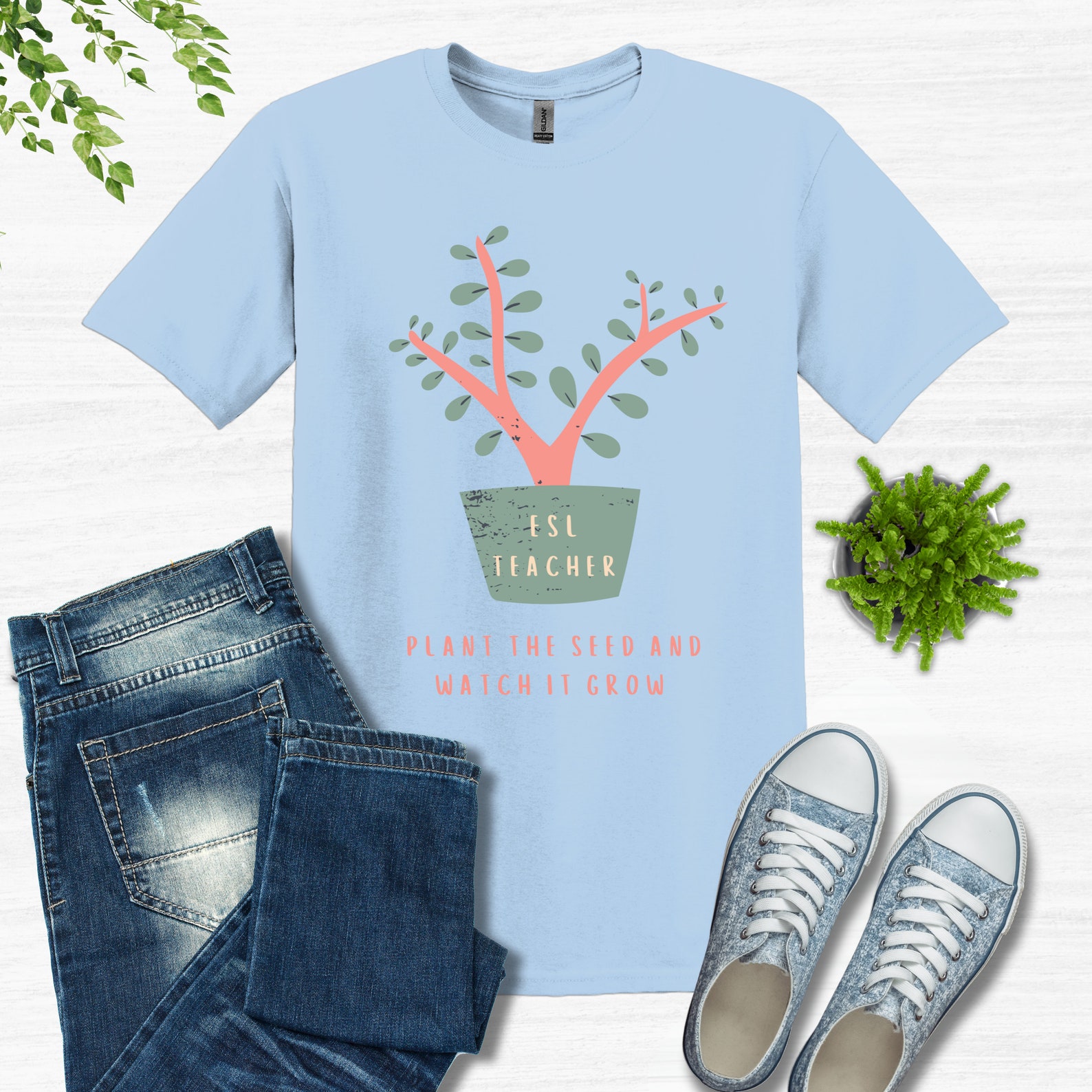 ELS Plant the Seed and Watch It Grow T Shirt, Comfortable Classic T ...