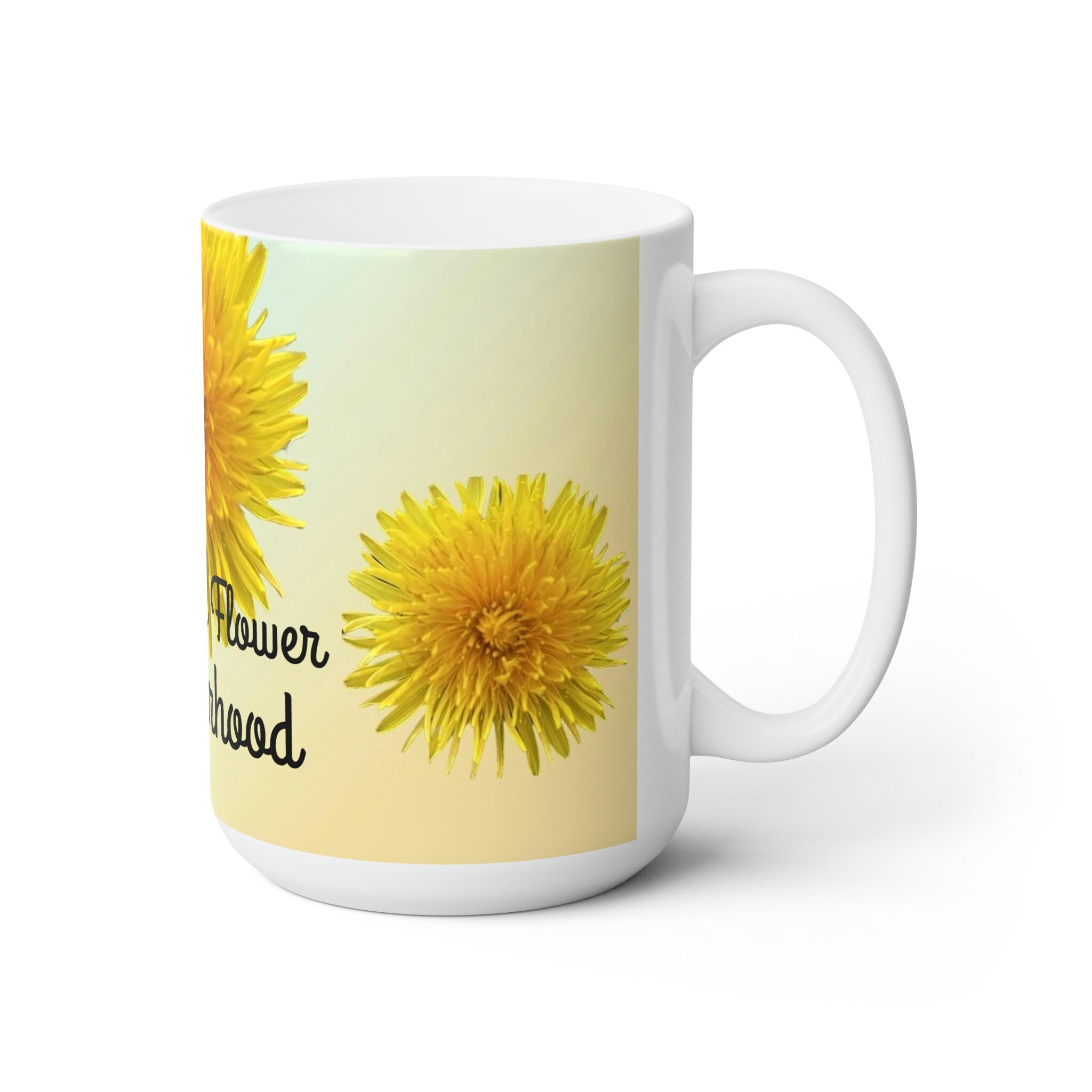 Dandelion Mug for Mom, Ceramic Mug 15oz, Mother's Day Gift Ideas. - Etsy