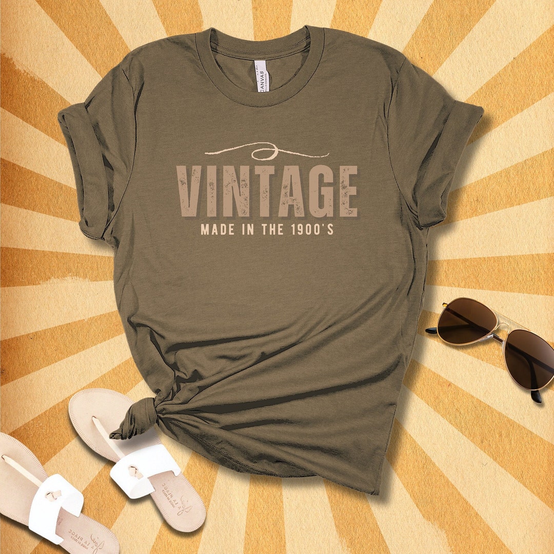 Vintage 1900s Tee for Gen-x & Baby Boomers: Humorous, Lightweight ...