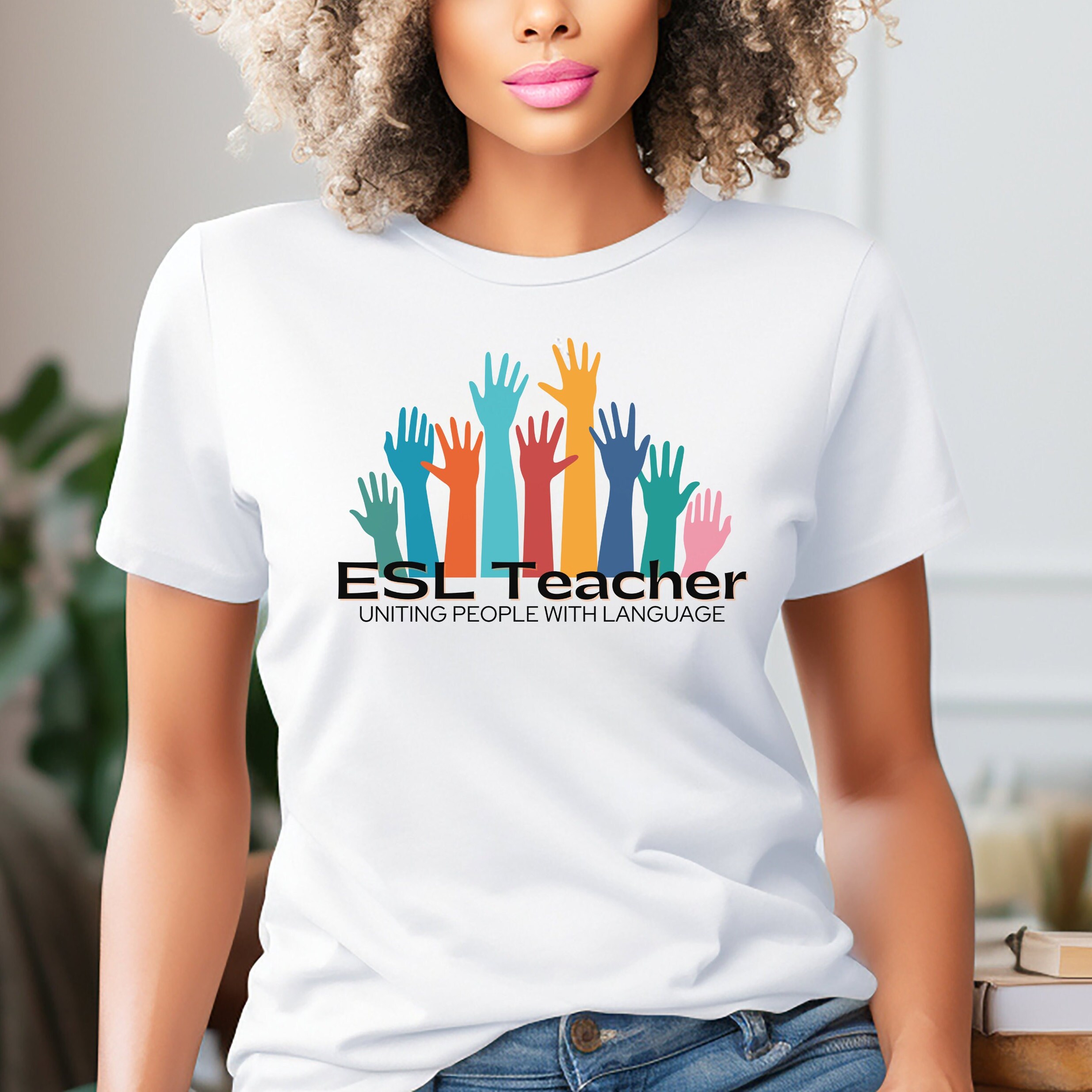 ESL Teacher Shirt Uniting People With Language T Shirt Gifts - Etsy
