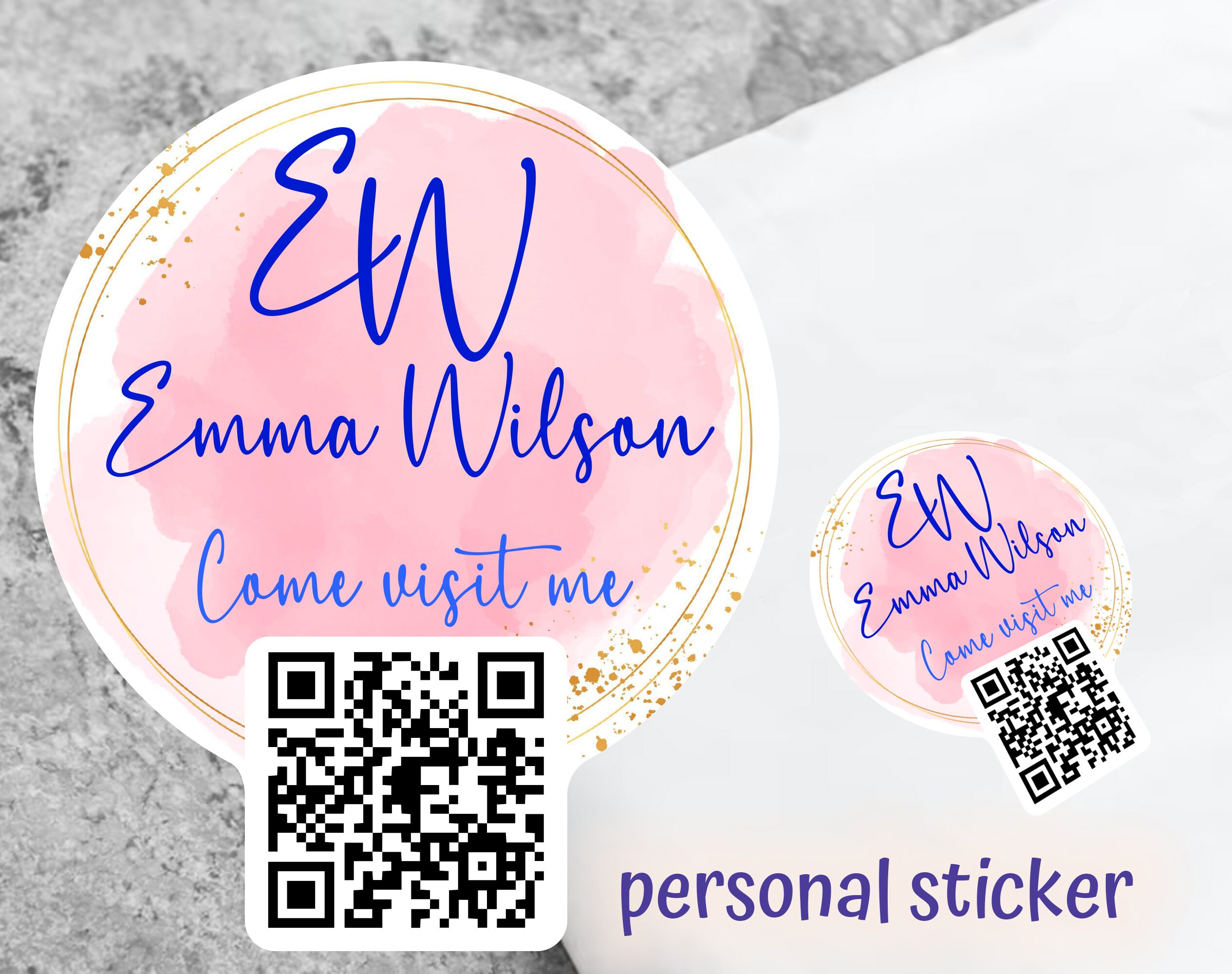 QR Code Sticker, QR Code Sign, QR Code Sign Business, Custom Qr Code ...