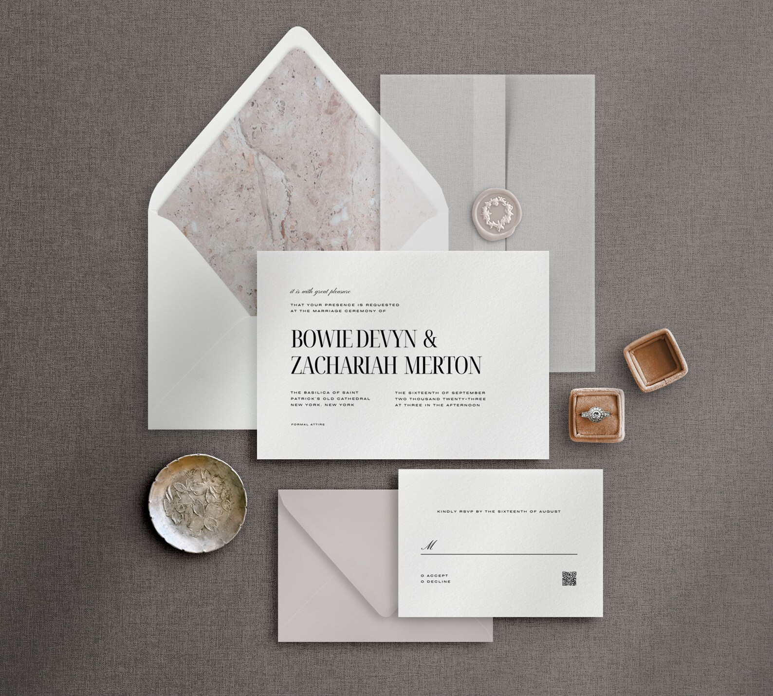 Insert Card Template, Minimal Modern Detail Card, Simple Elegant ...