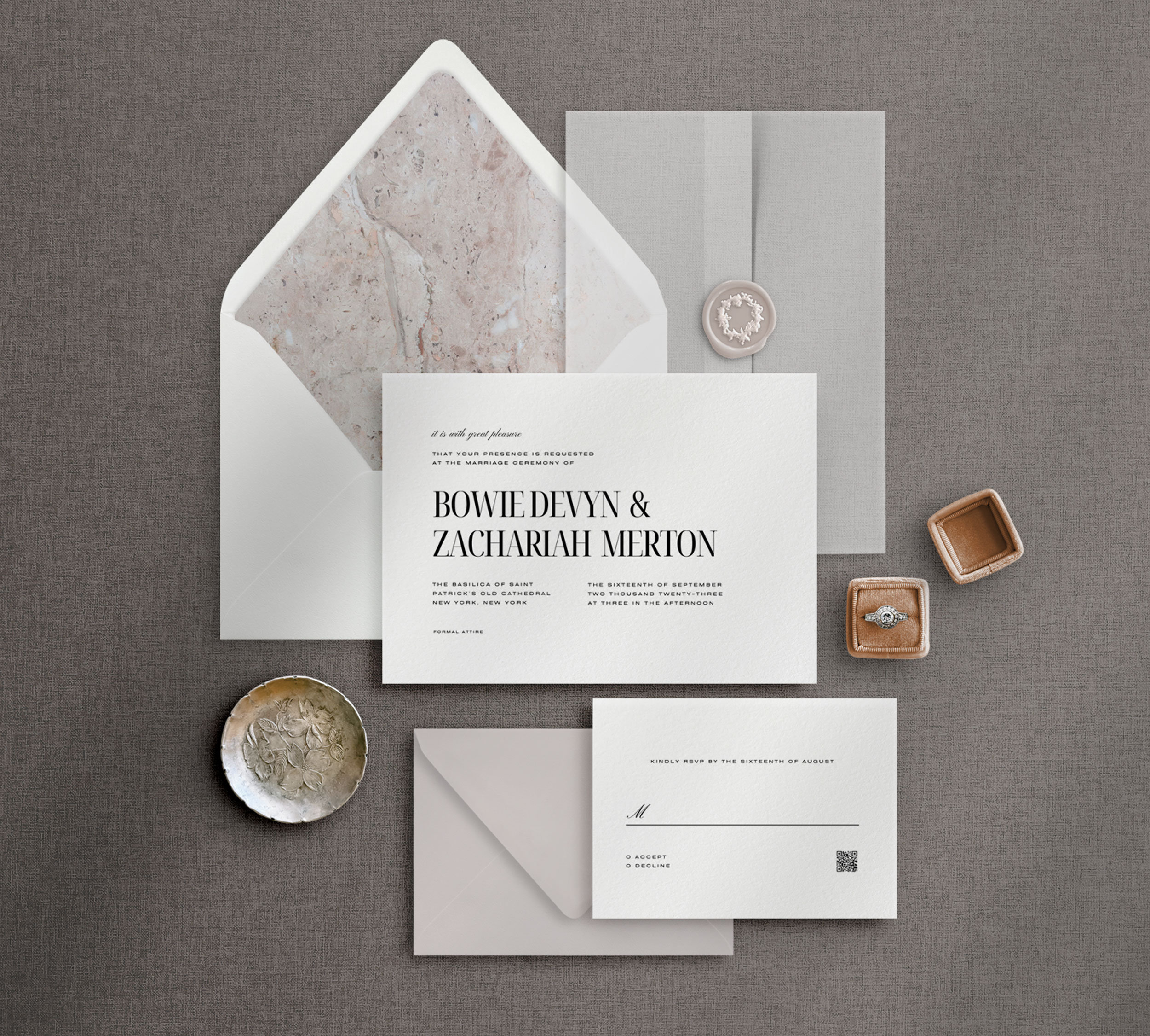 Insert Card Template, Minimal Modern Detail Card, Simple Elegant ...