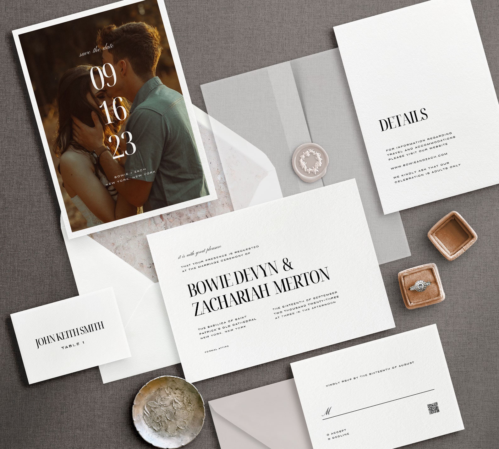 Insert Card Template, Minimal Modern Detail Card, Simple Elegant ...