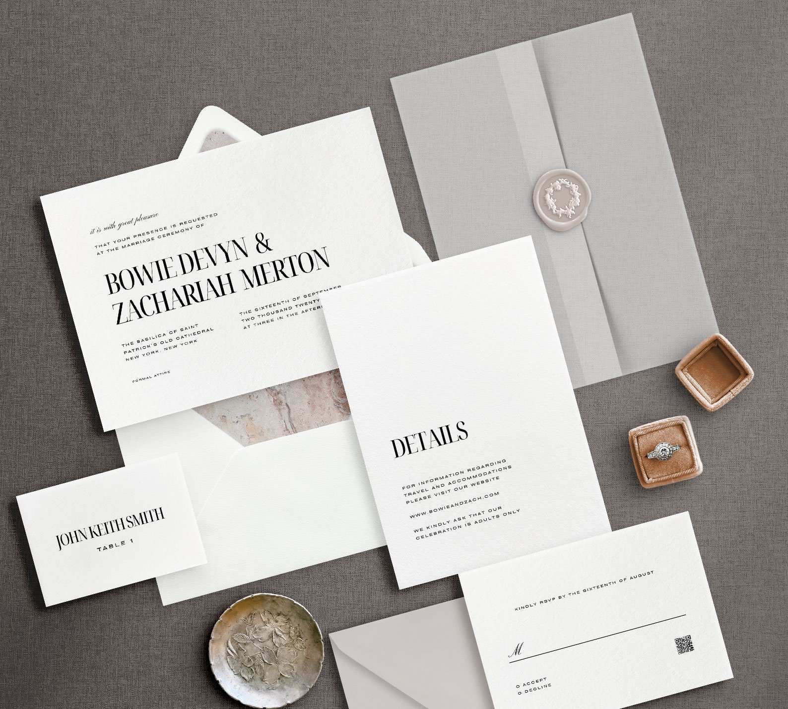 Insert Card Template, Minimal Modern Detail Card, Simple Elegant ...