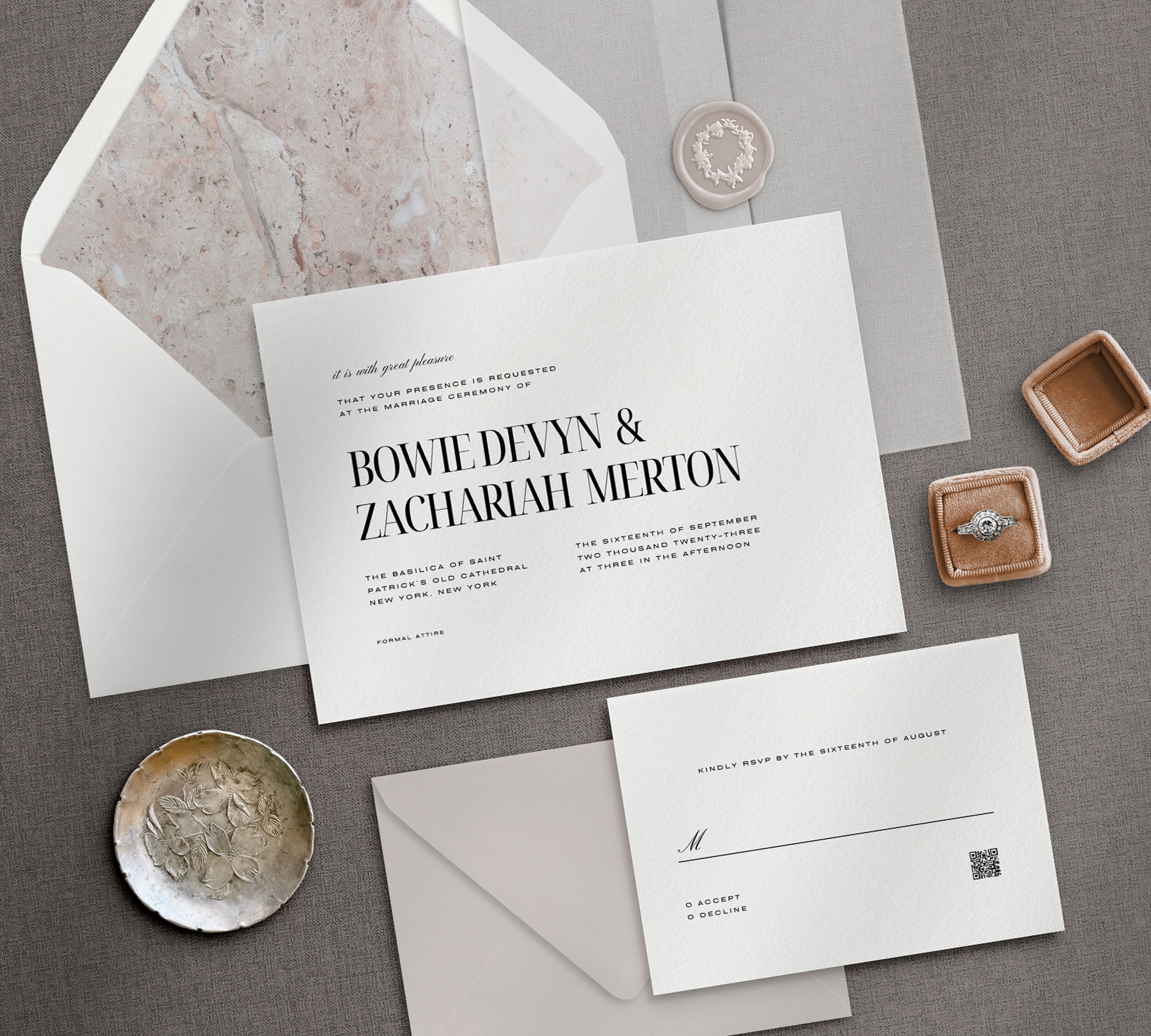 Insert Card Template, Minimal Modern Detail Card, Simple Elegant ...