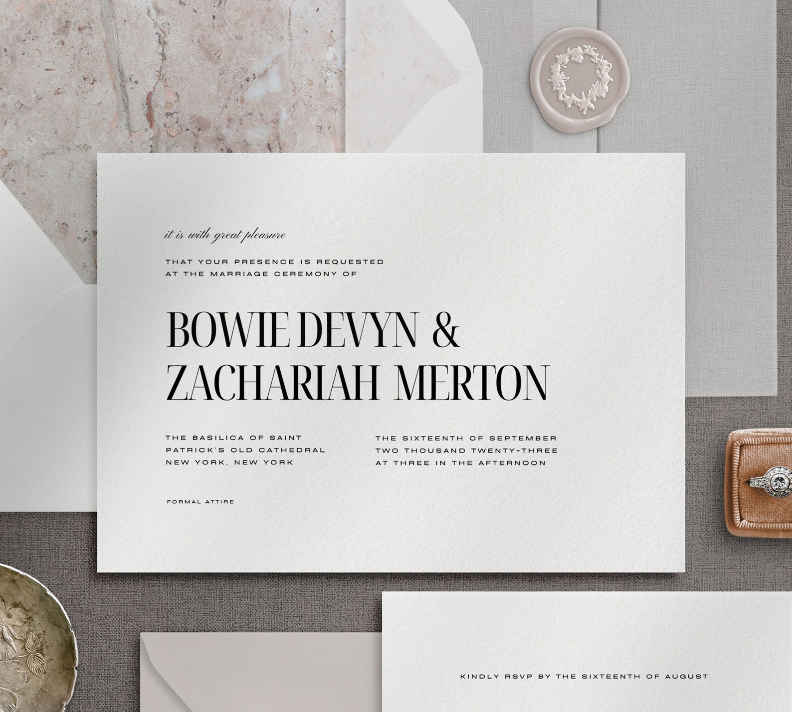 Insert Card Template, Minimal Modern Detail Card, Simple Elegant ...