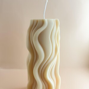 Decorative Wavy Candle Wave Design Home Decoration Candle Artistic ...