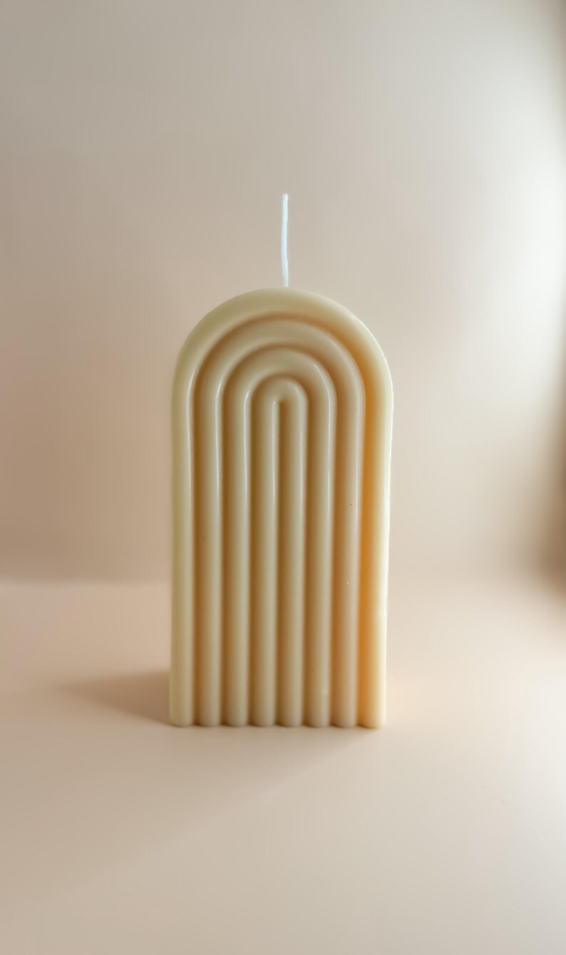 Rainbow Candles | Arch | Pillar | Decorative | Handmade | Soy Wax ...