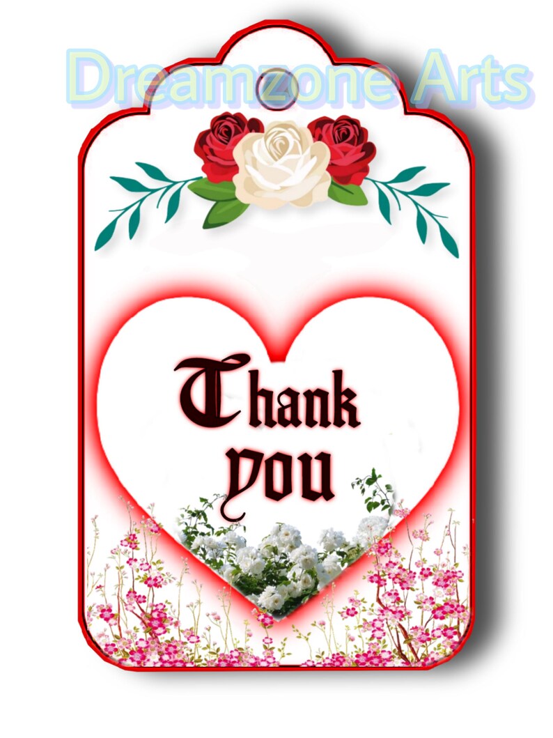 Thank You Tag Card Digital Print Png Svg Image File High Quality Print ...