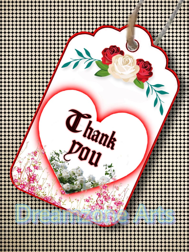Thank You Tag Card Digital Print Png Svg Image File High Quality Print ...