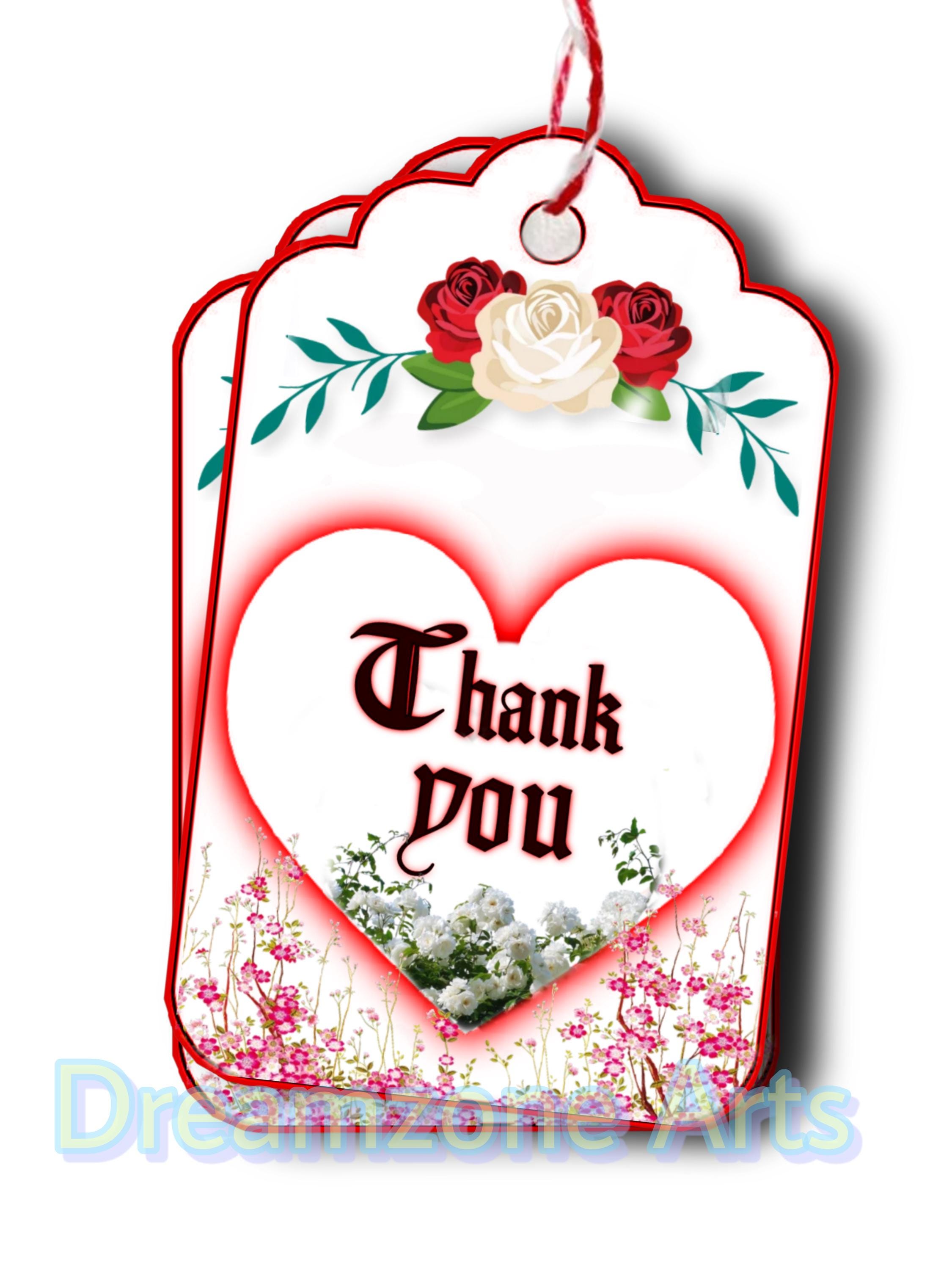 Thank You Tag Card Digital Print Png Svg Image File High Quality Print ...