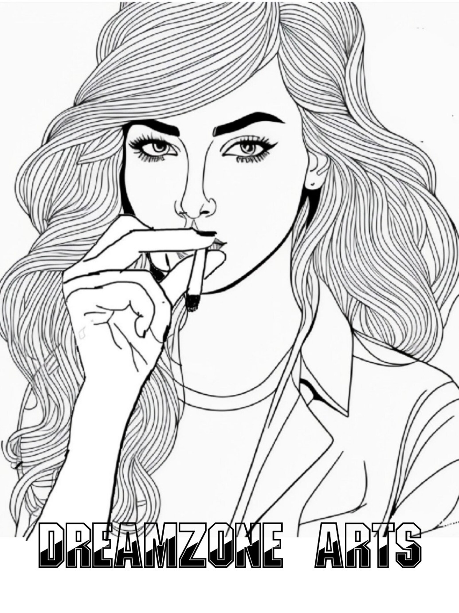 Colouring Pages | Its Beautiful Girl Five Colouring Pages Best High ...