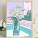 10 Retro Flower Citypop 80s Style Pastel Wall Art | Vintage Aesthetic ...