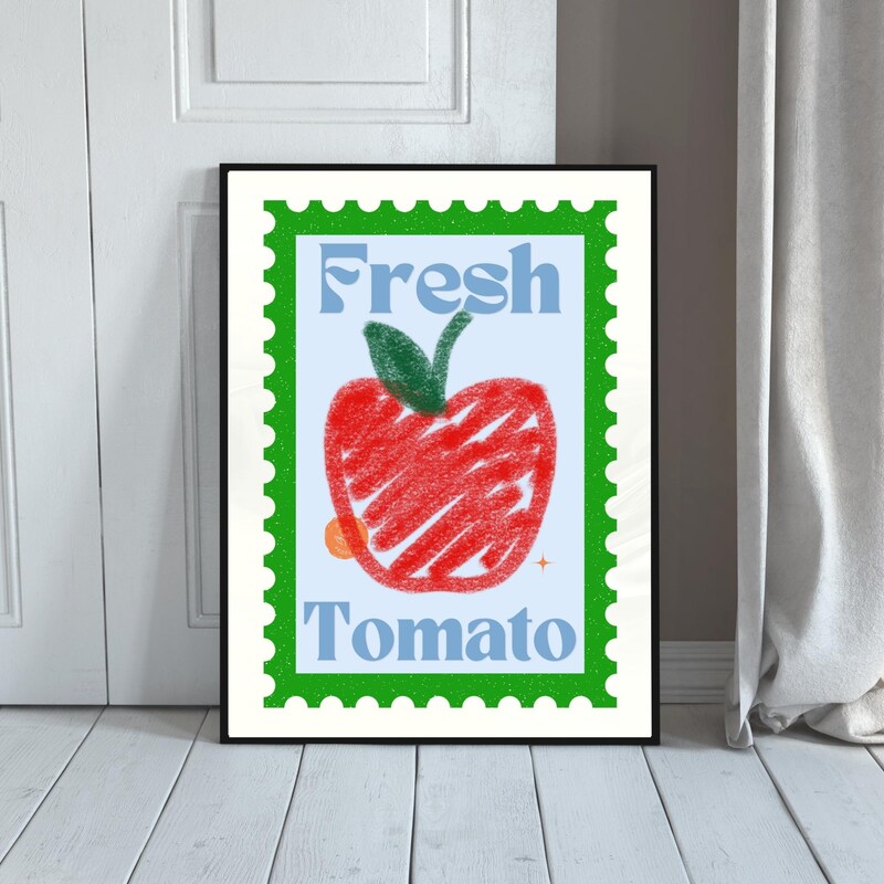 Tomato Stamp - Etsy