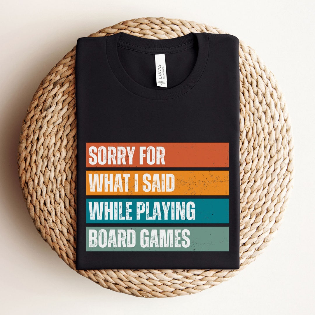 Board Game Shirt Gift, Funny Gaming T-shirt, Boardgame Lover Shirt ...