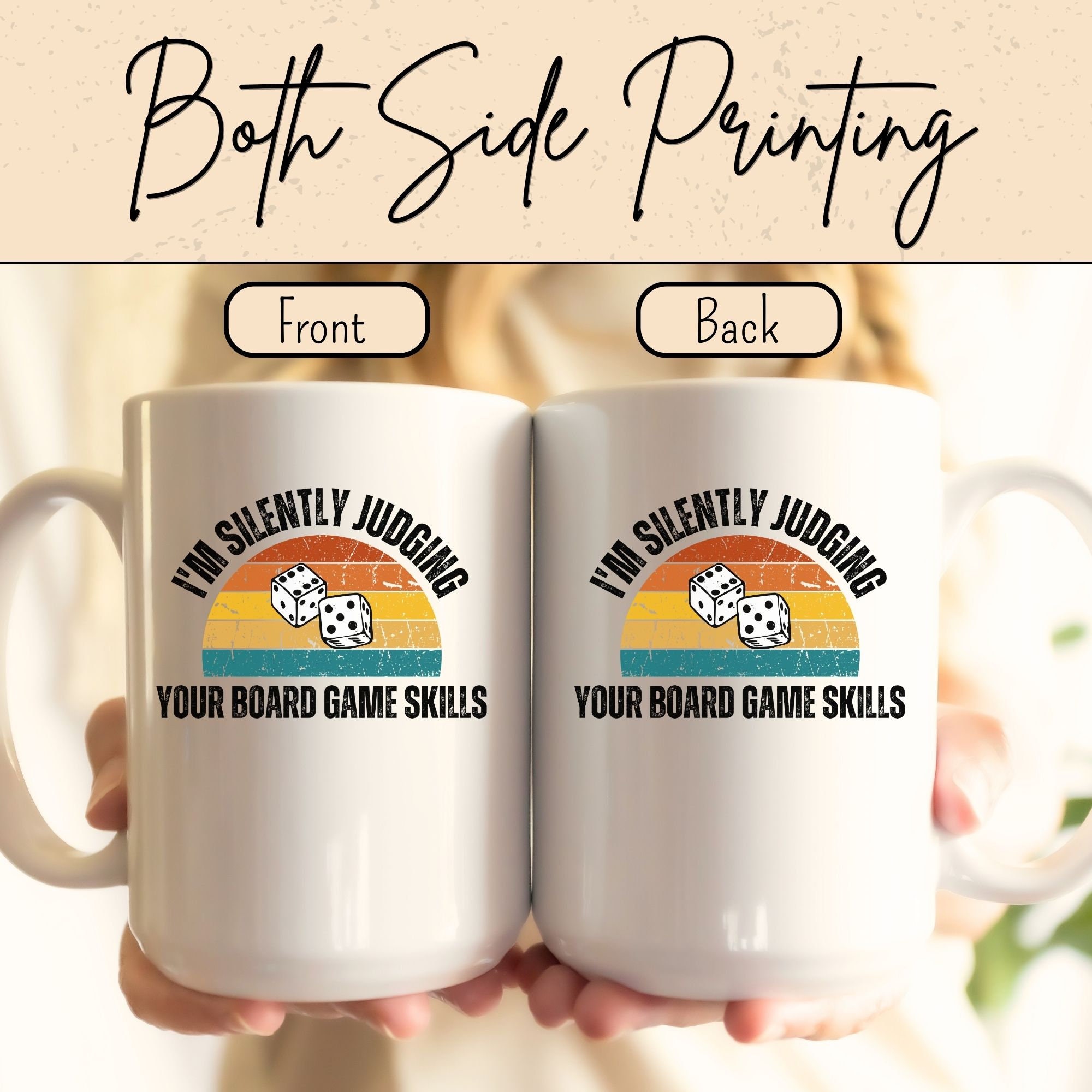 I'm Judging Your Board Game Skills, Funny Board Games Mug, Board Game ...