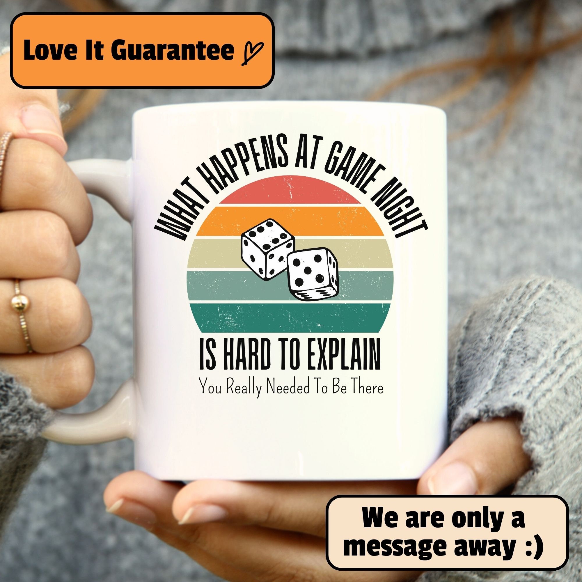 What Happens at Game Night, Funny Board Games Mug, Board Game Gift ...