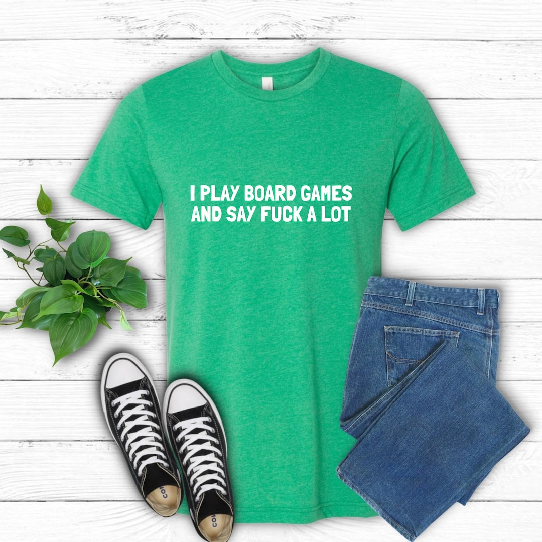 Board Game Gift Shirt, Funny Gaming T-shirt, Boardgame Lover Shirt ...