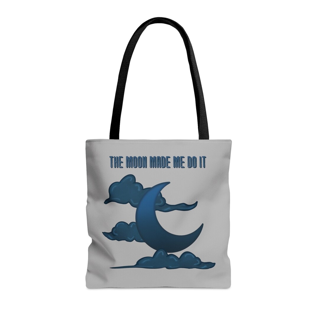 Moon Tote Bag, Pretty Moon Bag, Moon Bag, Fall Tote Bag, Winter Season ...