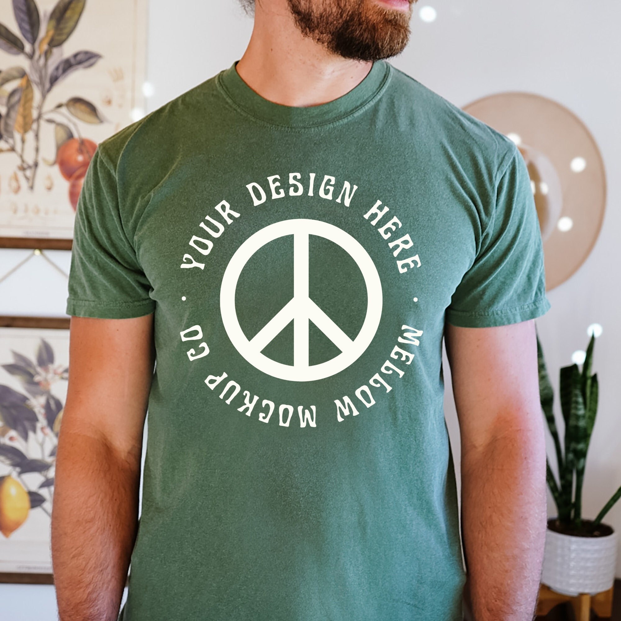 Hemp Comfort Colors C1717 T-shirt Mockup File Hemp Mockup - Etsy