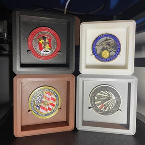 Challenge Coin Display - Etsy