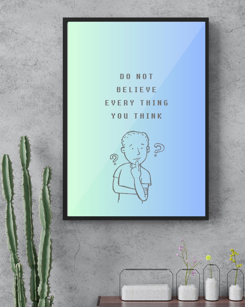 Mental Health POSTERS | Gallery Wall | Therapy Decor| Counseling ...