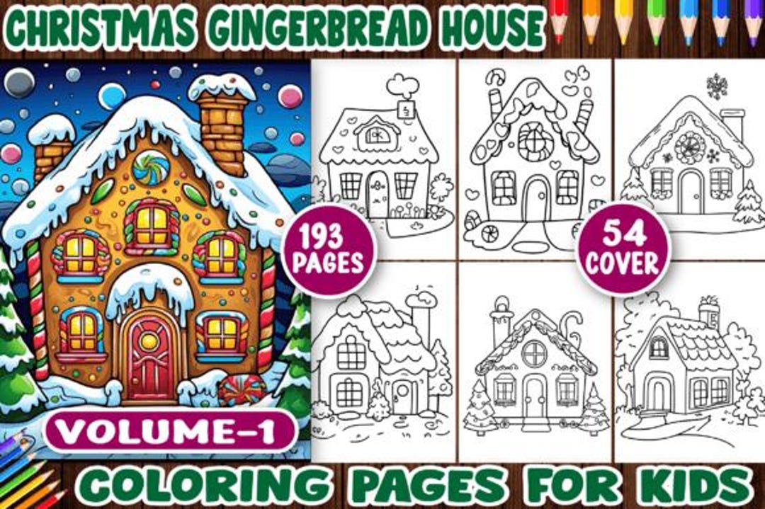 Christmas/ Winter Wonderland Coloring Book - 30 Pages | Coloring Book ...