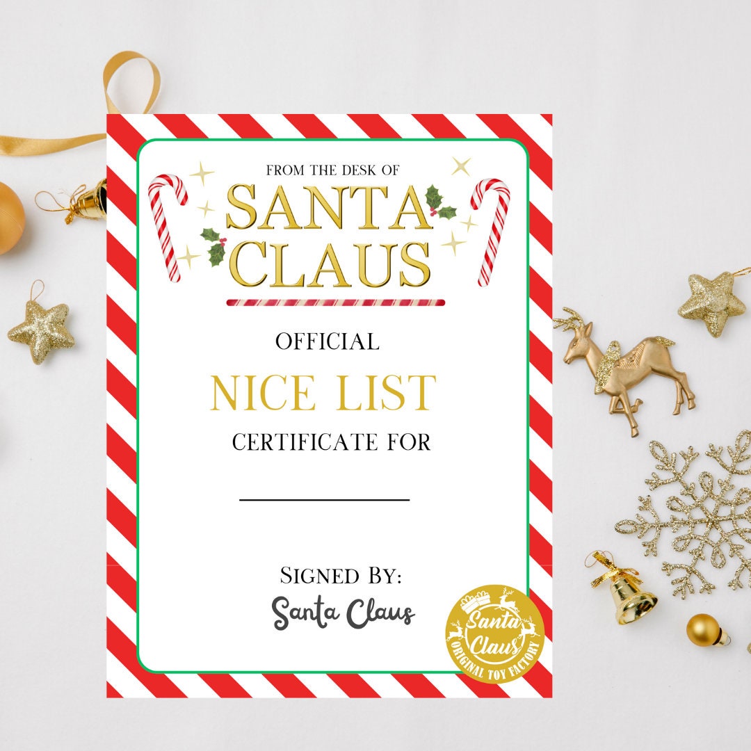 Letter From Santa, Secret Santa Ideas, Santa Letters, Nice List ...