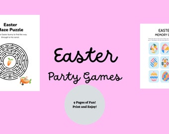 Easter Spring Game Printable Bundle | Printable Easter Spring Games for ...