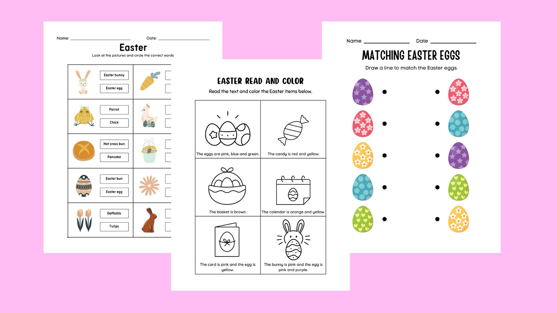 Easter Game Bundle Printable Easter Games for Kids Party Games and ...