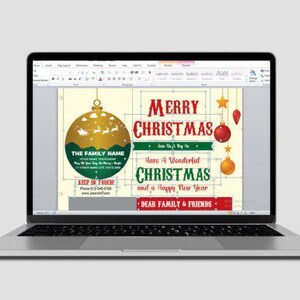 Christmas Newsletter, Year in Review, Family Newsletter, Holiday ...