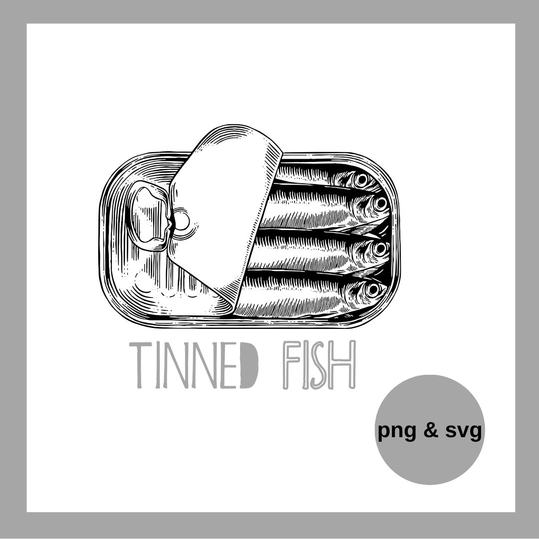 Canned Sardines - Vector Clipart - Instant Digital Download - Digital ...