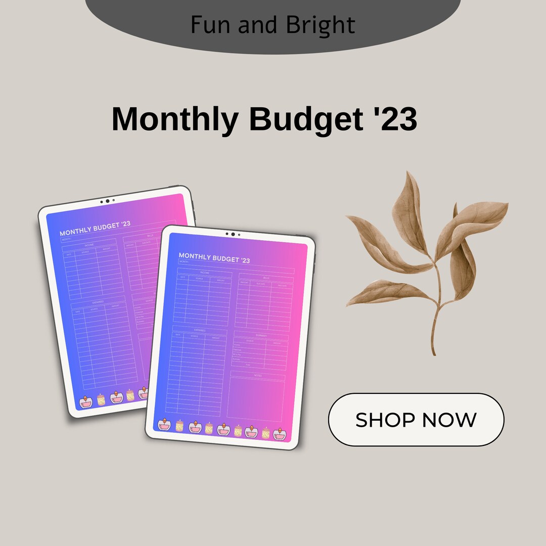 Editable Finance Planner Bundle | Digital PDF, Fillable | Budget ...
