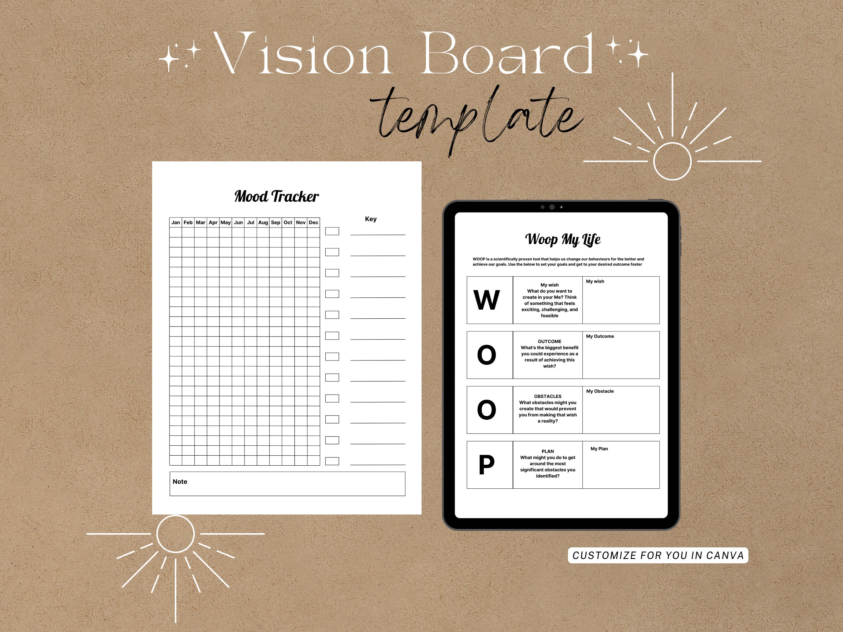 Goal Planner BUNDLE, 2024 Goals Tracker, SMART Goal Setting Kit, New ...