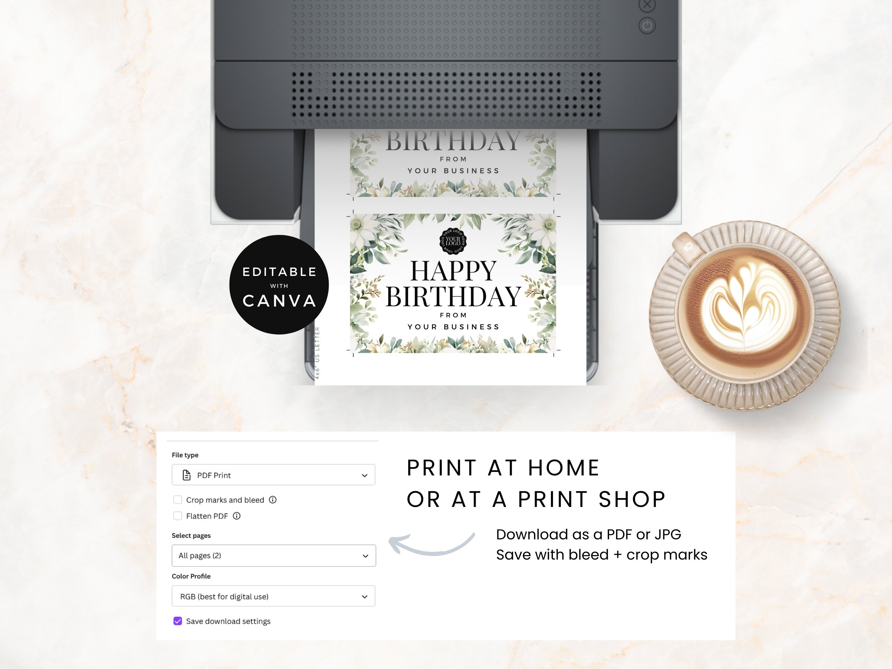Happy Birthday Cards for Clients, Corporate Birthday Cards, Customer ...