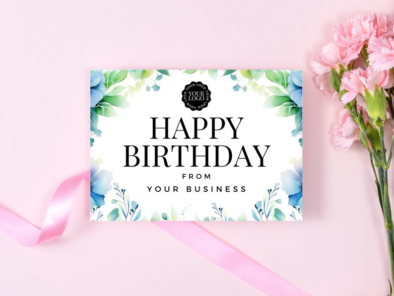 Happy Birthday Cards for Clients, Corporate Birthday Cards, Customer ...